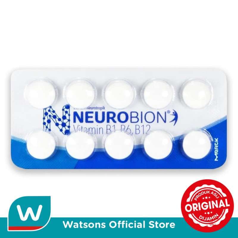 Jual Neurobion Obat Kesehatan [1 Blister @ 10 Tablet] Di Seller Watsons ...