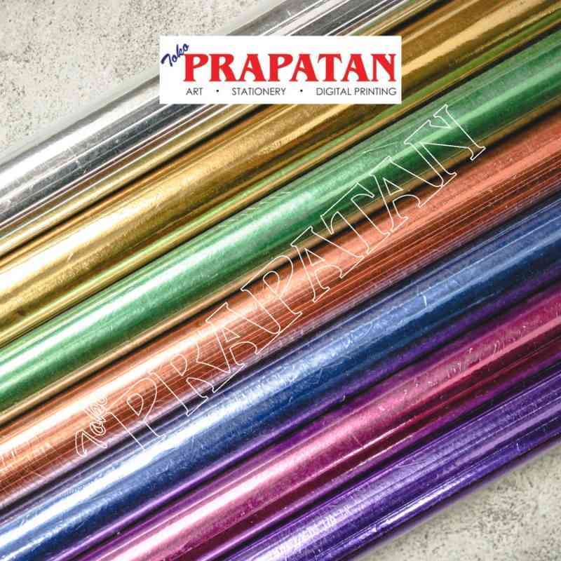 Jual Kertas Emas 50x64cm 10 Lembar / Kertas Metalik / Kertas Marmer ...