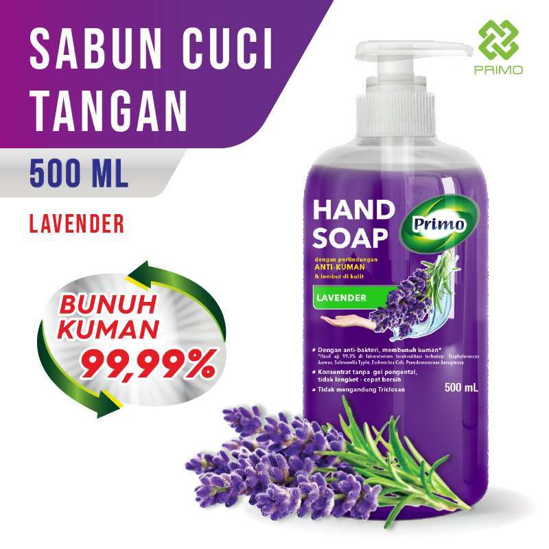 Promo Primo Lavender Antibacterial Hand Soap [500 mL] Diskon 17% di ...