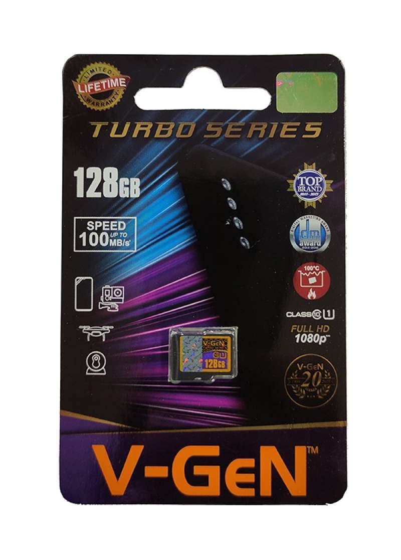 Promo V-GEN Turbo Class 10 Memory Card Micro SD [128 GB] - HITAM Diskon ...