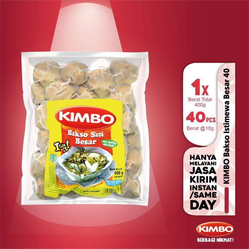 Jual Kimbo Bakso Istimewa Besar [40 pcs] di Seller KIMBO Jakpus ...