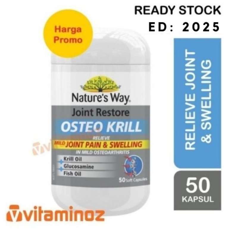 Jual Nature's Way Joint Restore Osteo Krill Multivitamin & Suplemen [50 ...
