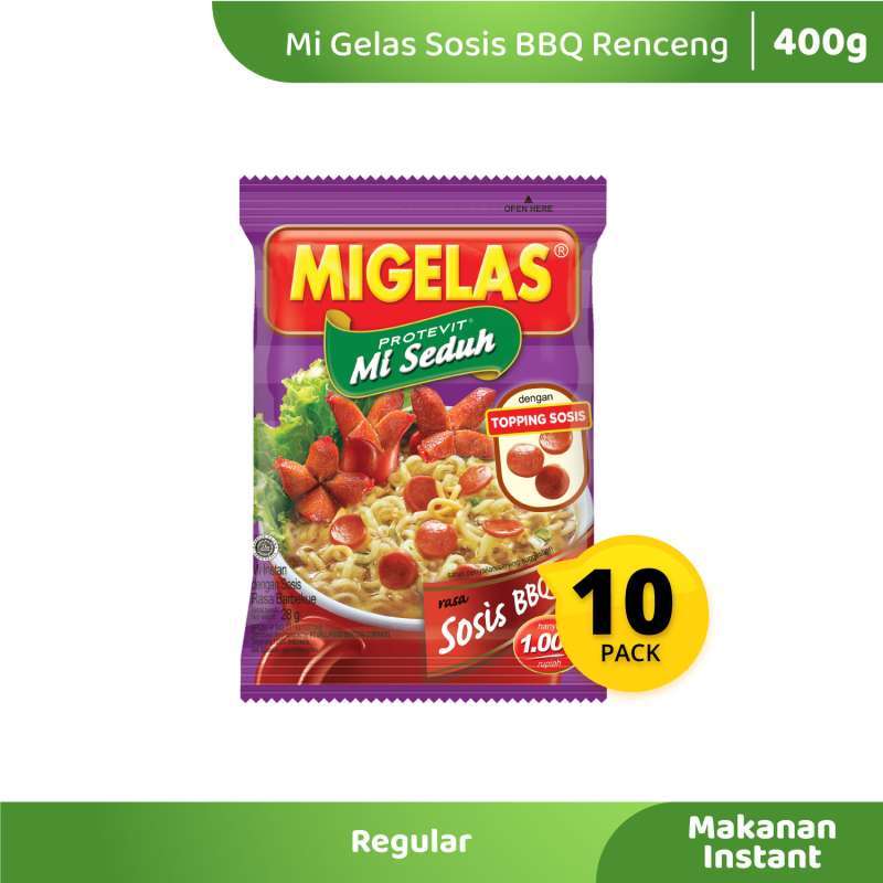 Jual Migelas Sosis Barbeque Renceng [10 Sachets/ 28 gram] di Seller ...