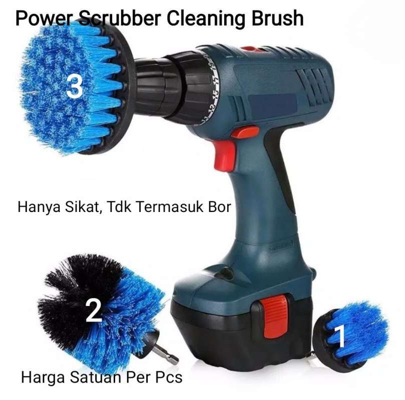 Jual Sikat Pembersih Bor Elektrik Power Scrubber Cleaning Drill Brush ...