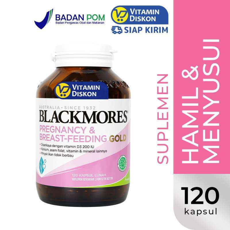 Promo Blackmores Suplemen Ibu Hamil Dan Menyusui Pregnancy And ...