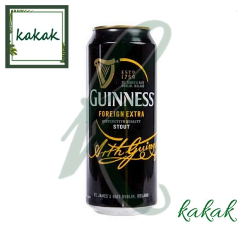 Jual Guinness Beer Bir Hitam 500ml Can Di Seller Kakak Djaya Official ...