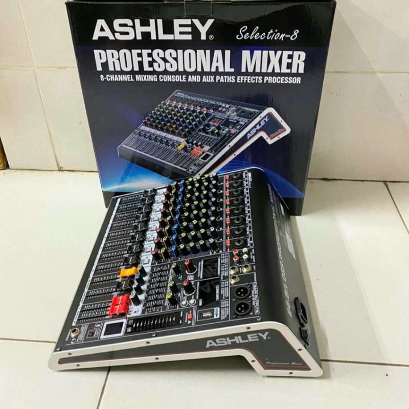 Jual Mixer Ashley 8 Channel Selection-8 Bluetooth USB Equalizer ...