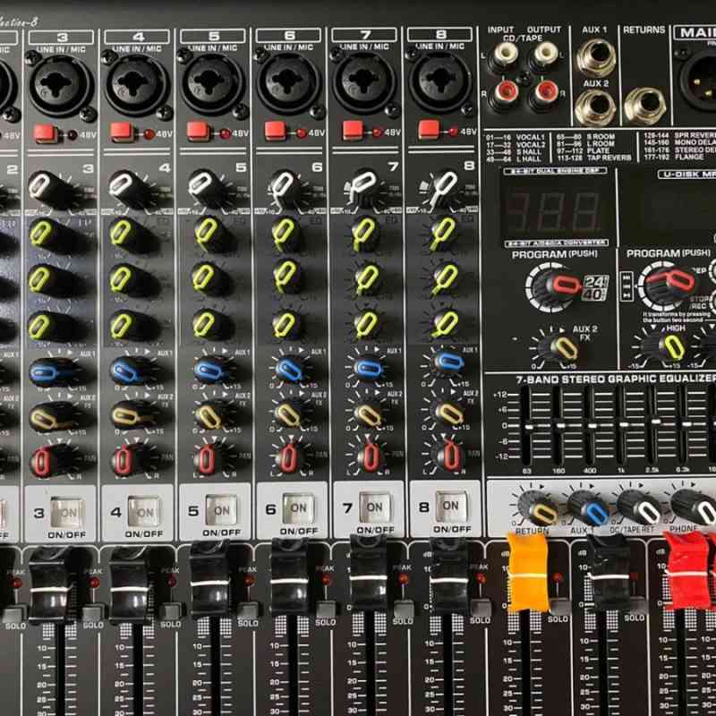 Jual Mixer Ashley 8 Channel Selection-8 Bluetooth USB Equalizer ...
