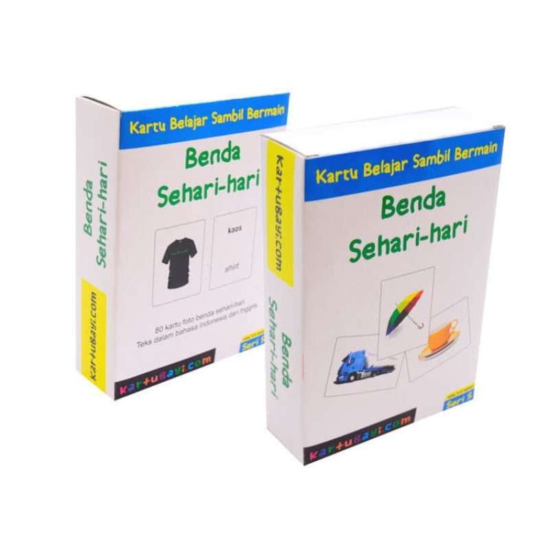 Jual FlashCard - Benda Sehari-hari (Kartu Bayi) di Seller Tasneem ...