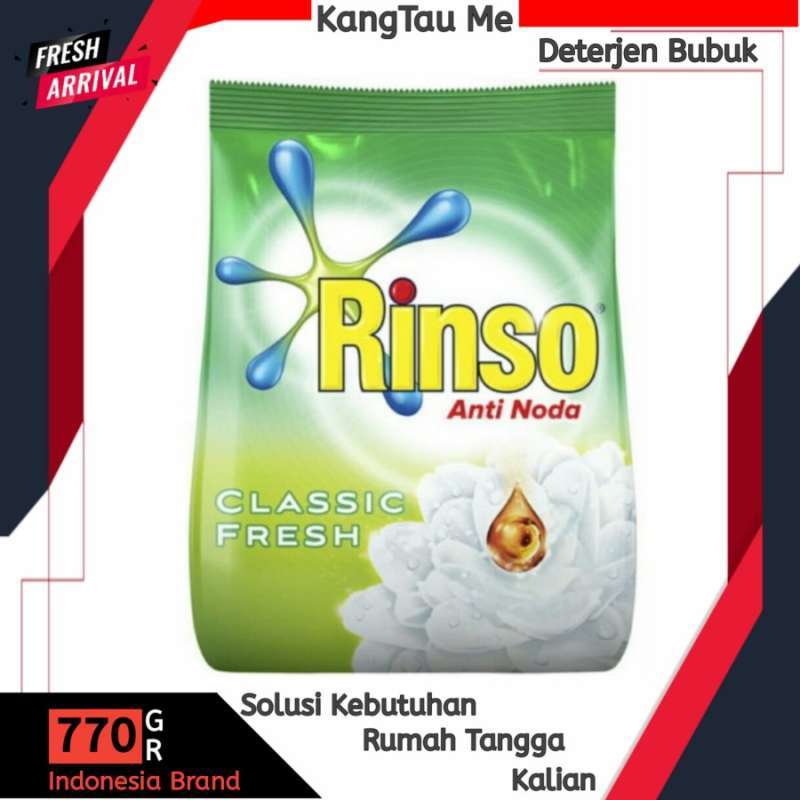 Jual Rinso Molto Deterjen Bubuk Classic Fresh [770 Gr] Di Seller ...