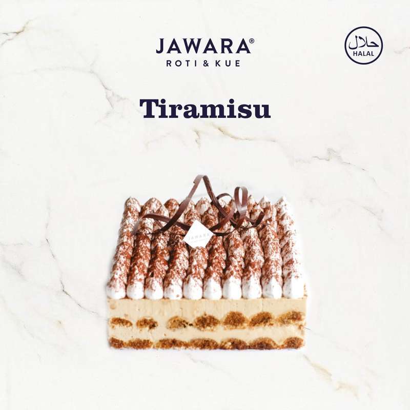 Jual Tiramisu Cake | Jawara Roti & Kue | 18 x 18 cm | Kue Ulang Tahun ...