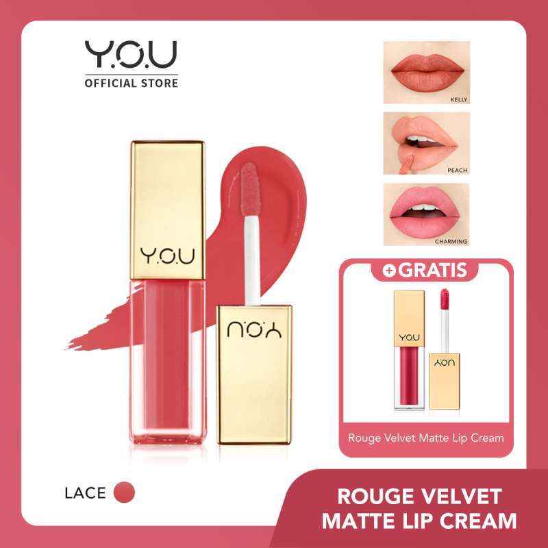 Jual You Rouge Velvet Matte Lip Cream - 17 Lace Di Seller You Beauty ...