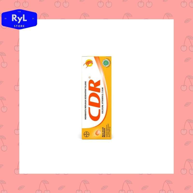 Jual CDR Effervescent [10 Tablet] Rasa Jeruk di Seller RyL Store 21 ...