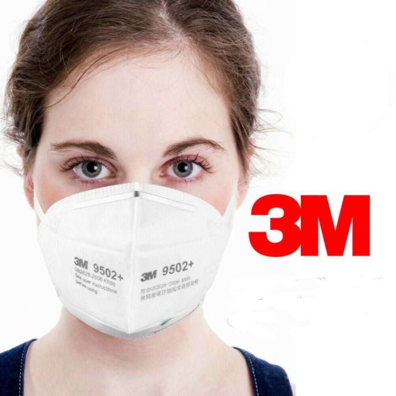 Promo 3m 9502+ Masker N95 Particulate Respirator - 1 Box (50 Masker ...