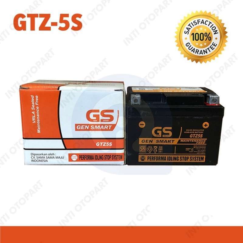 Promo Accu Motor Gtz-5s Gen Smart Gs Original Diskon 36% Di Seller ...