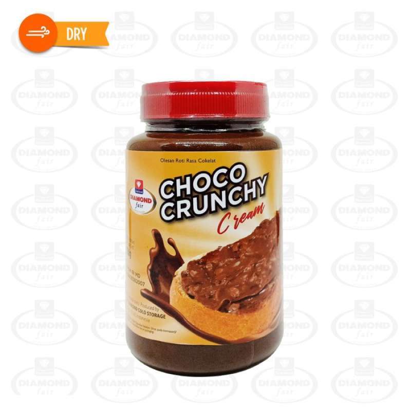 Jual Diamond Choco Crunchy cream / Chocolate Spread / Selai roti 350grm ...