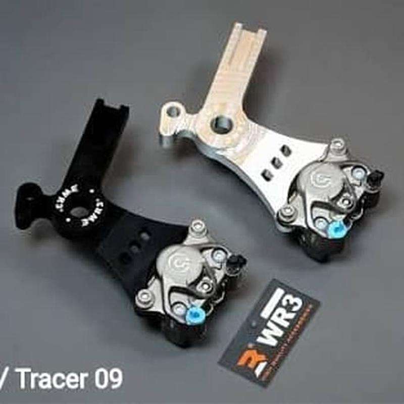 Jual WR3 Breket Belakang Yamaha MT 09 With Brembo 2p Grey Silver Logo ...