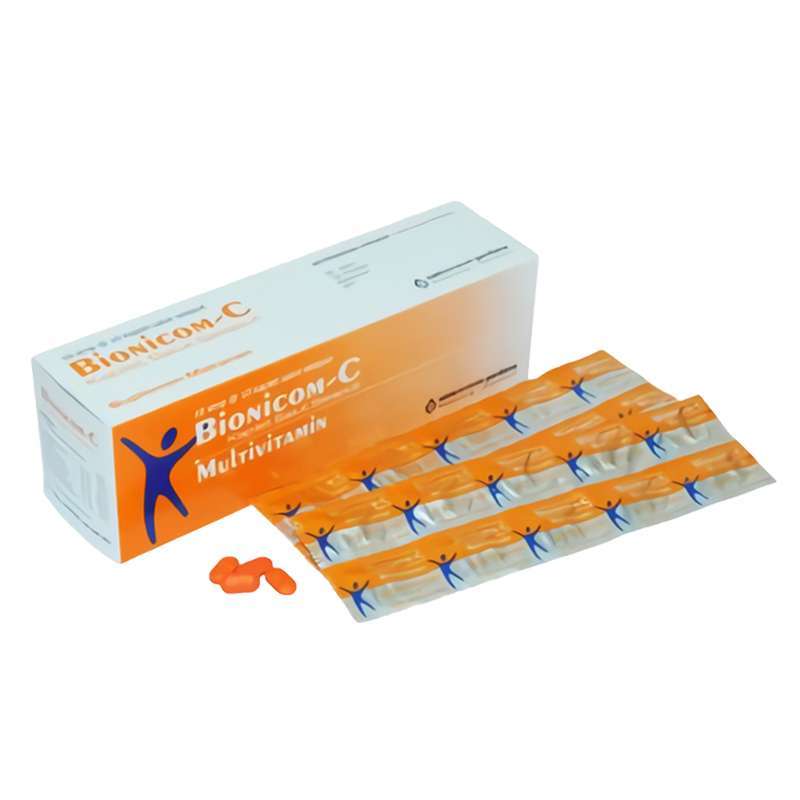 Jual Sampharindo Bionicom C Kaplet Multivitamin Suplemen Daya Tahan ...