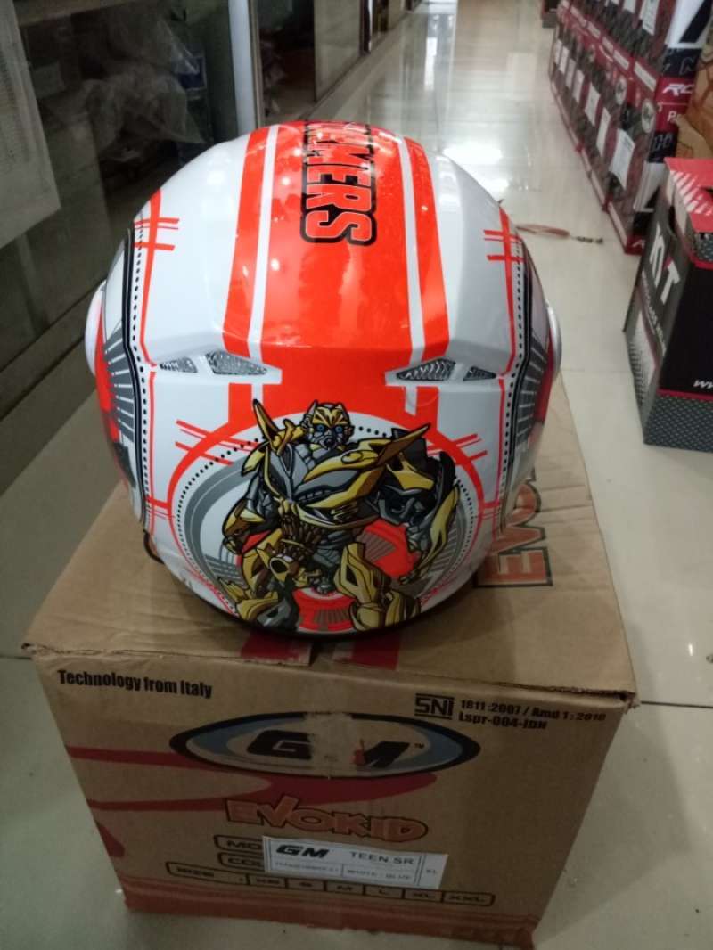 Promo Helm Anak GM transformer Diskon 65% di Seller Harald Store ...