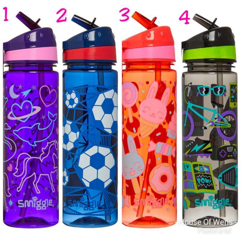Promo SMIGGLE POP DRINK BOTTLE - BOTOL MINUM SMIGGLE - Ungu Unicorn ...