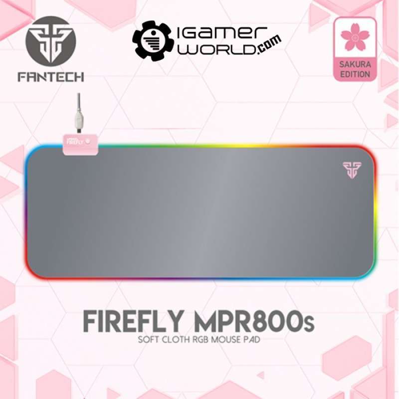 Jual Fantech SAKURA EDITION Firefly MPR800s RGB Gaming Mousepad ...