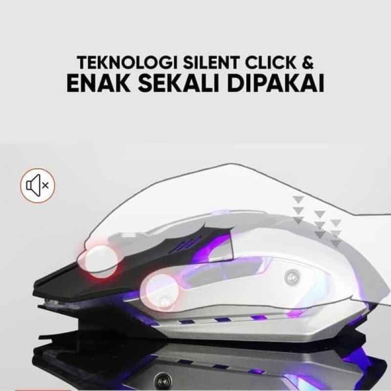 Promo Divipard Gaming Mouse Q1 Wireless Diskon 40% Di Seller Alexamiro ...