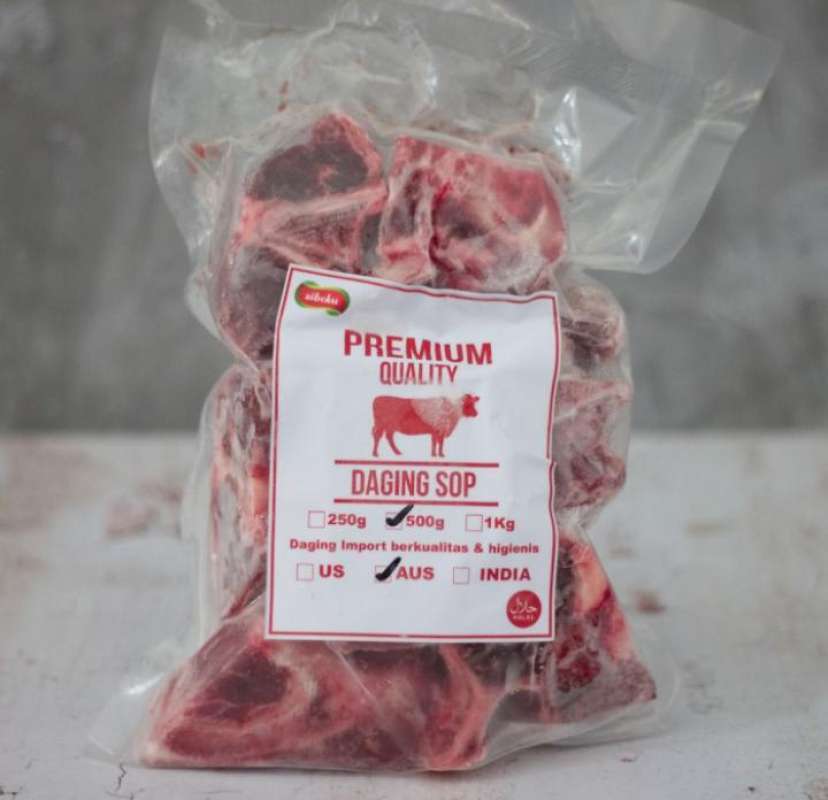 Jual Daging Sop Sapi @ 1Kg Halal di Seller MD FOOD - Pluit, Kota ...