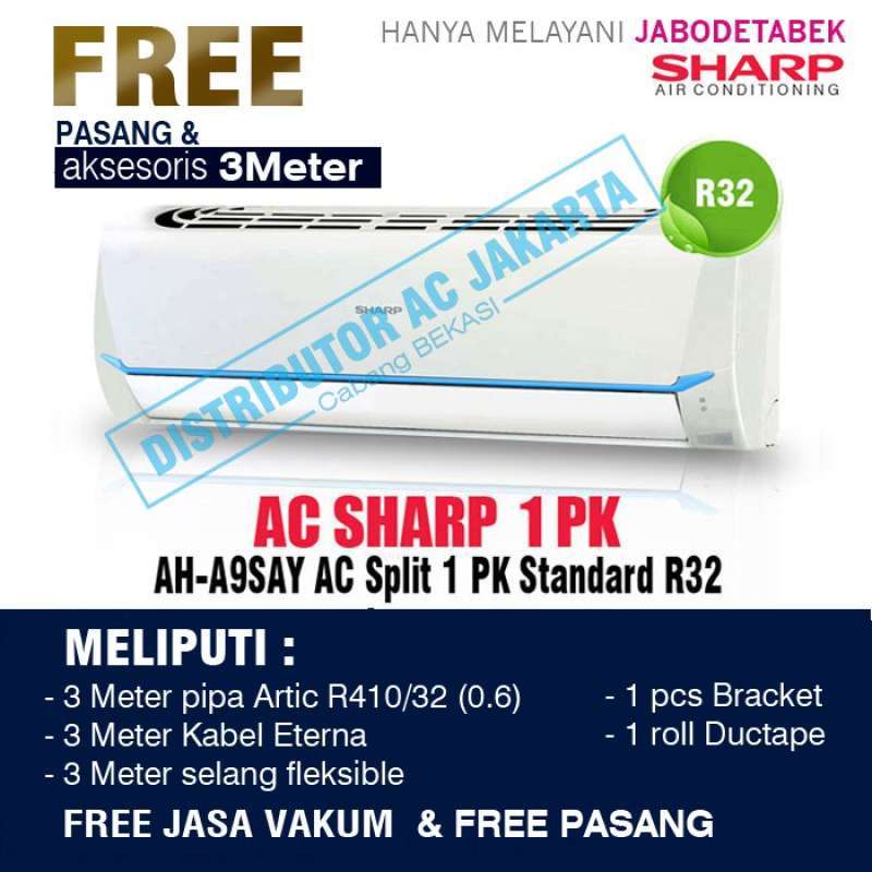 Jual AC Sharp 1PK 1 PK AH-A9SAY standard thailand di Seller ...