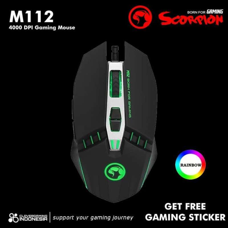 Jual MOUSE GAMING MARVO SCORPION M112 di Seller ALEXAMIRO STORE - Kota ...