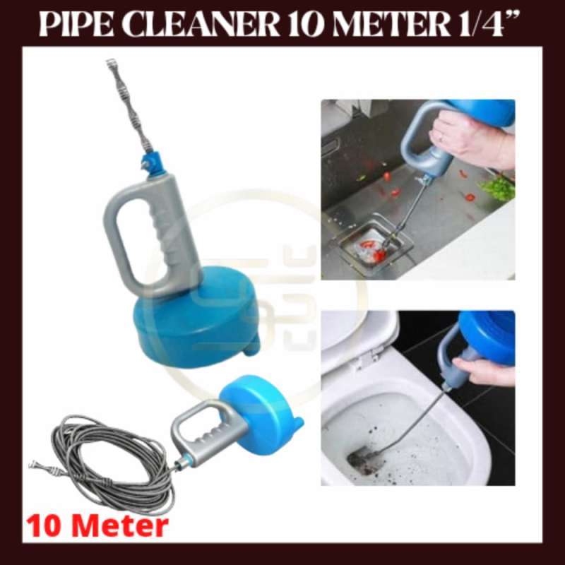 Jual Pipe Cleaner 10 Meter | Alat Pembersih Saluran Air Tersumbat | Kawat Pembersih Pipa Mampet ...