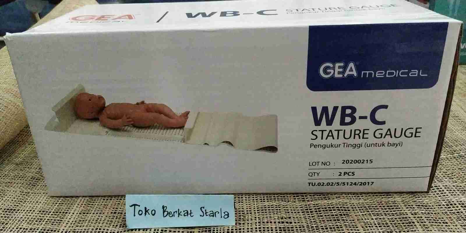 Jual Alat Ukur Tinggi Badan/Alat Ukur Tinggi Bayi/Gea Medical WB-C ...