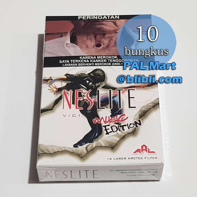 Jual rokok NESLITE MILD 16 [1 slop / 10 bungkus @ 16 batang] / Music ...