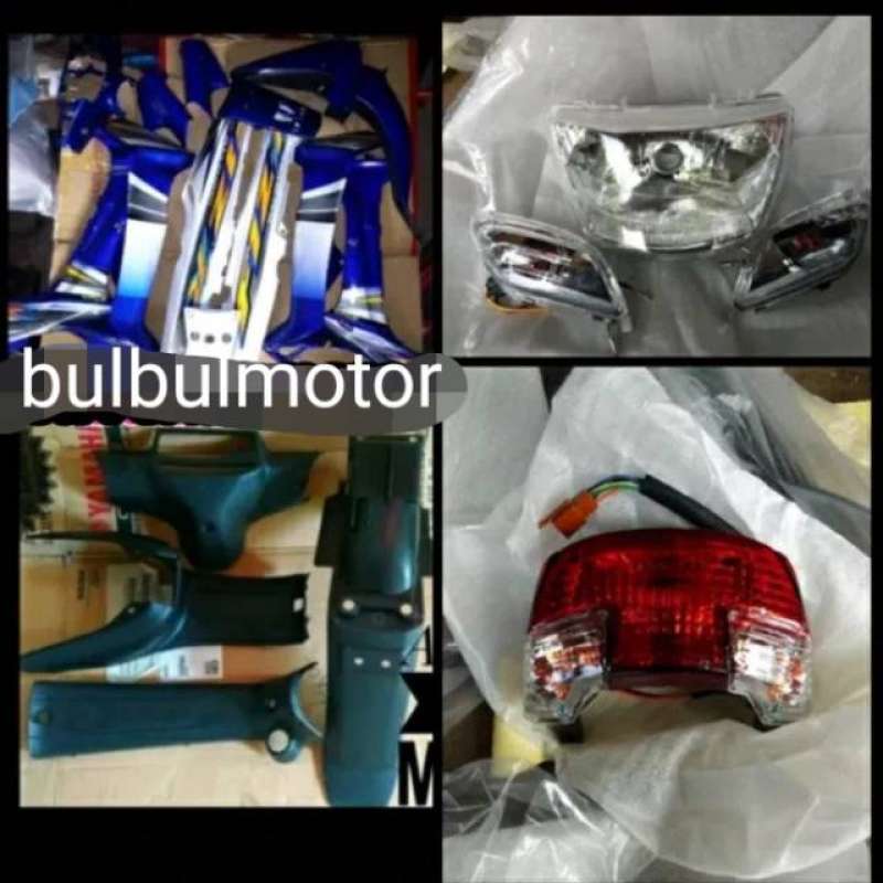 Jual full set body halus dan kasar plus lampu yamaha f1zr biru putih di ...