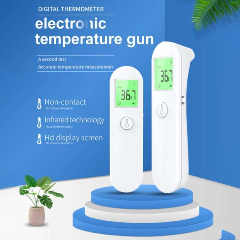 Jual thermometer infrared digital non contact termogun termometer omron ...