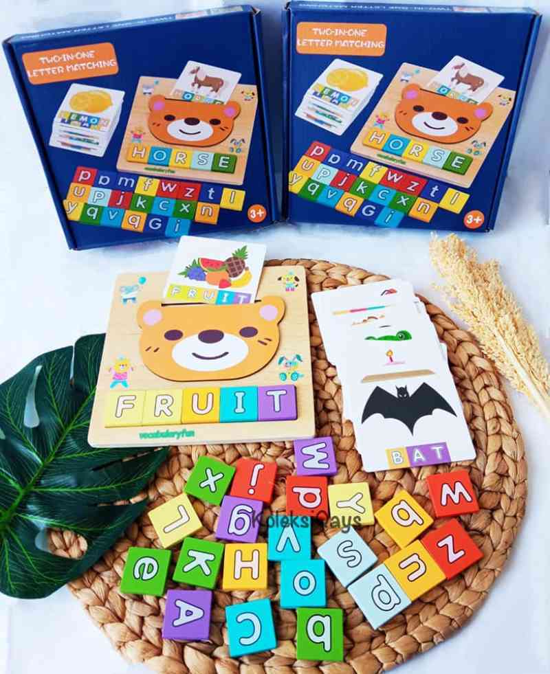 Jual Mainan Belajar Huruf 2 In 1 di Seller Koleksiqays - Petemon, Kota ...