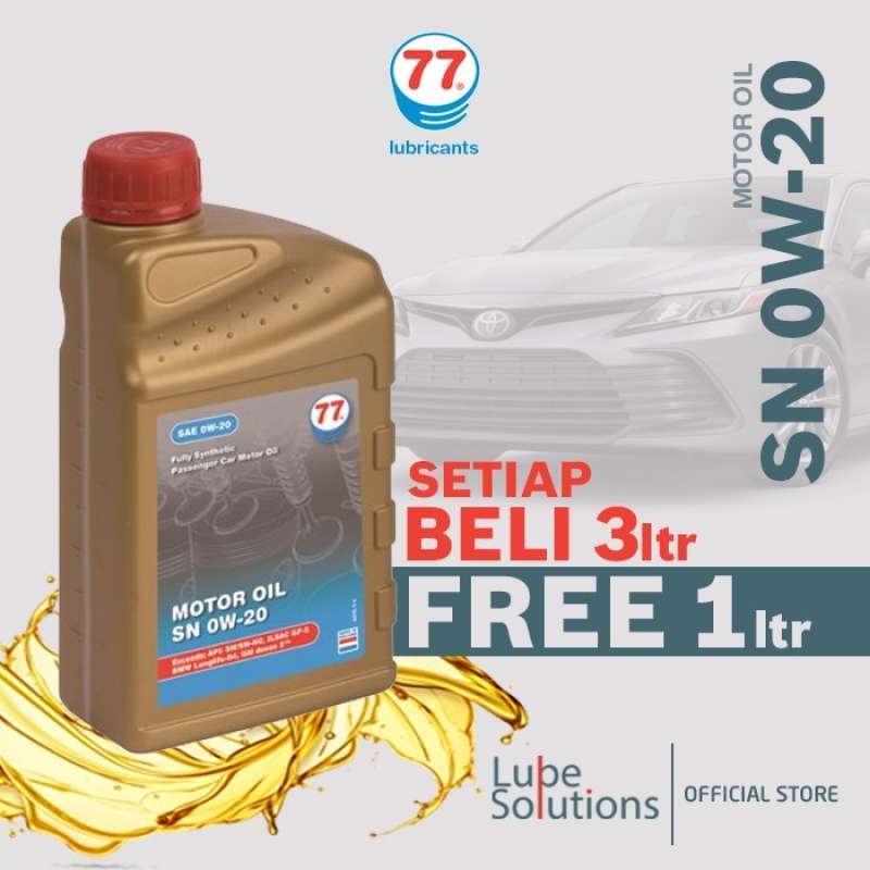 Jual OLI 77 LUBRICANTS MOTOR OIL SN 0W-20 (Liter) di Seller Lube Solutions - Pejuang, Kota ...