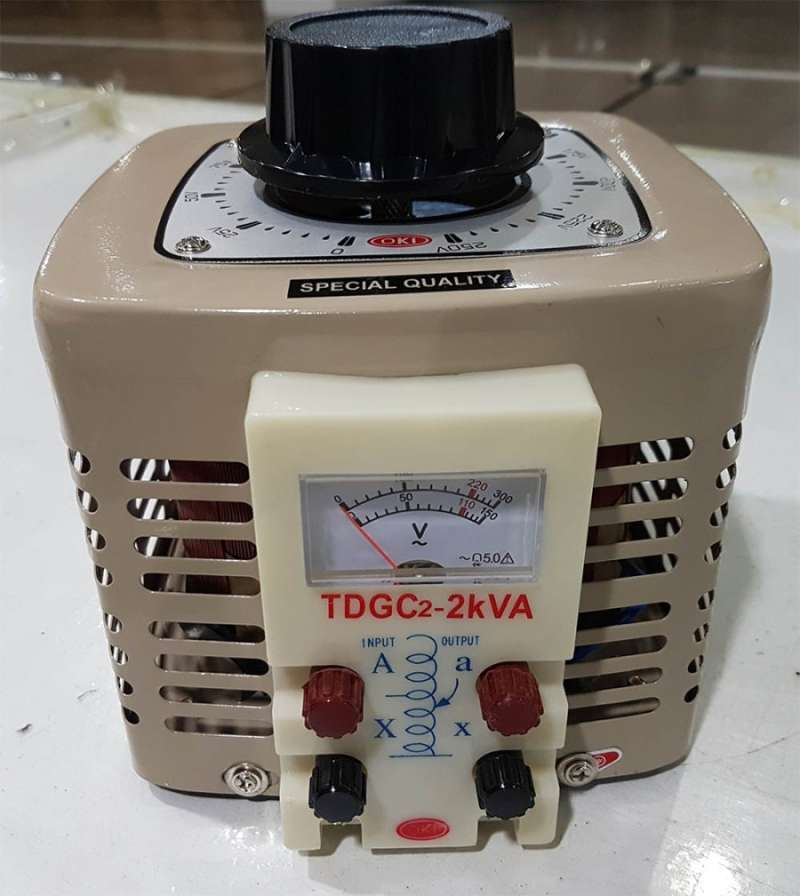 Jual adjustable ac voltage regulator 2000w ( 0V s/d 250 volt AC ) di ...