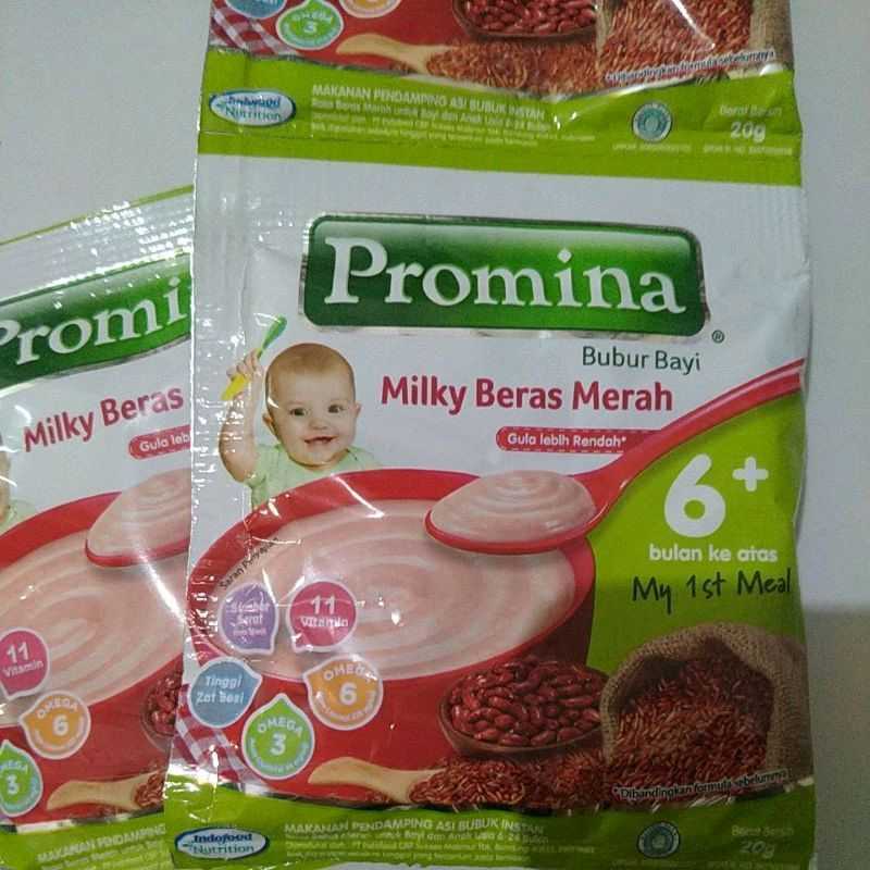 Jual Promina Bubur Bayi Milky beras merah Sachet 20gr di Seller HINT ...
