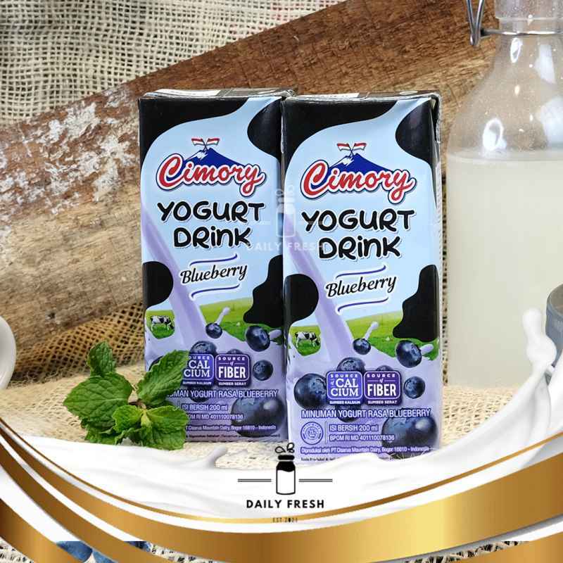 Jual CIMORY UHT YOGURT DRINK 200 ML BLUEBERRY di Seller Daily Fresh Jakarta - Kota Jakarta Barat ...