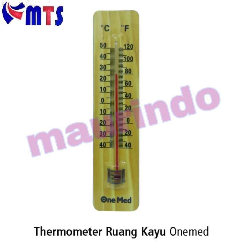 Jual [ COD] Thermometer Ruang Kayu Onemed Alat Pengukur Suhu Ruangan ...