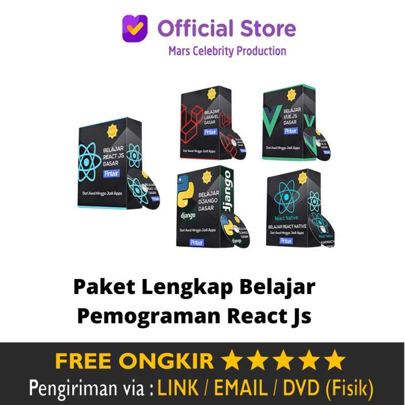 Jual Paket Lengkap Belajar Pemograman React Js, React Native, Vue JS ... Jual Paket Lengkap Belajar Pemograman React Js, React Native, Vue JS ...