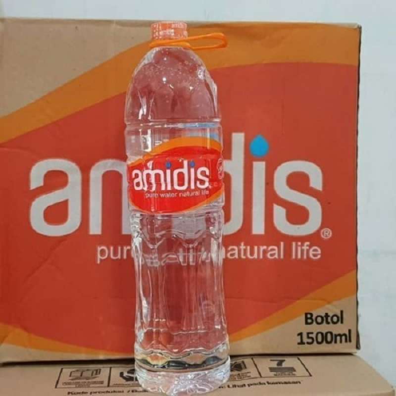 Jual AIR MINERAL AMIDIS BOTOL 1500 ML PER DUS ISI 12 PCS di Seller ...