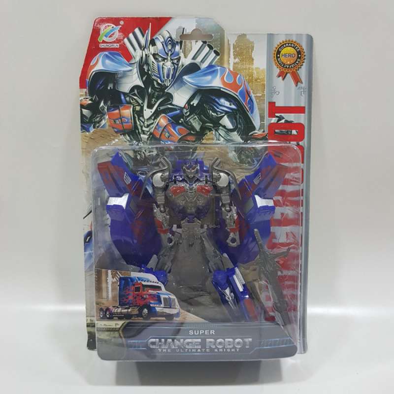 Jual Mainan Robot-Robotan Optimus Prime Biru Transformable Robo di ...