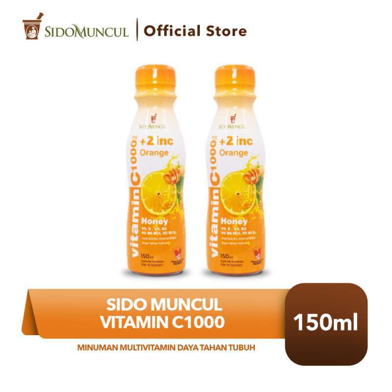 Promo Sido Muncul Vit C1000 2x150 ml Minuman Multivitamin Daya Tahan ...