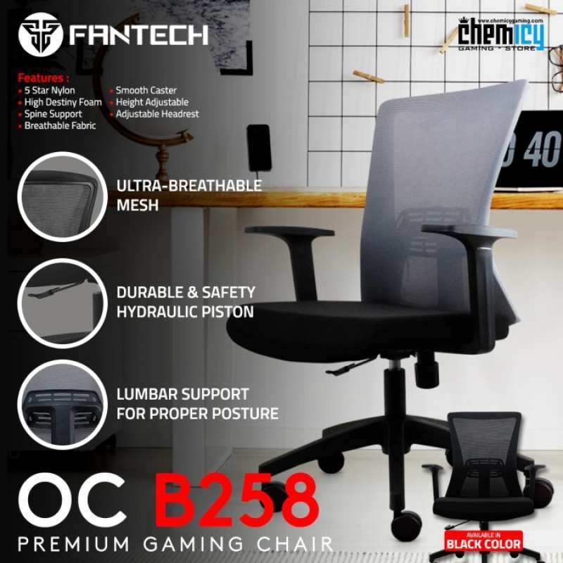 Jual Dijual Fantech OC B258 OC-B258 Premium Gaming Chair Kursi Gaming ...