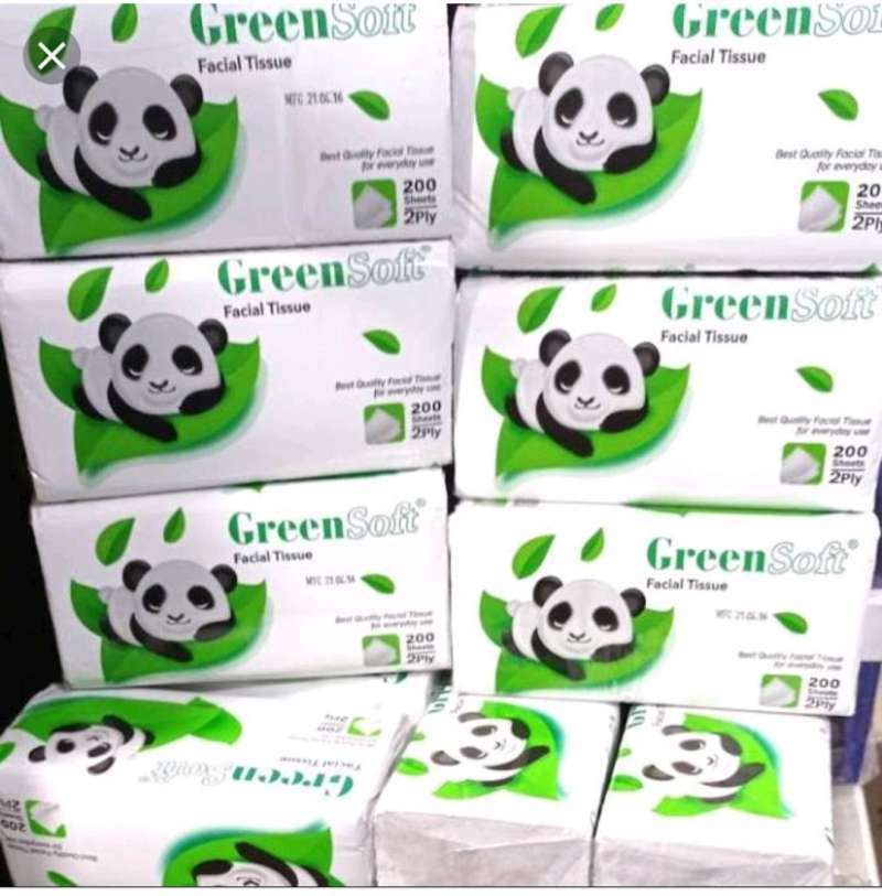 Jual Tissue Green Soft Panda- 1 Dus Isi 40 Pack - 200 Sheet/2 Ply Di ...