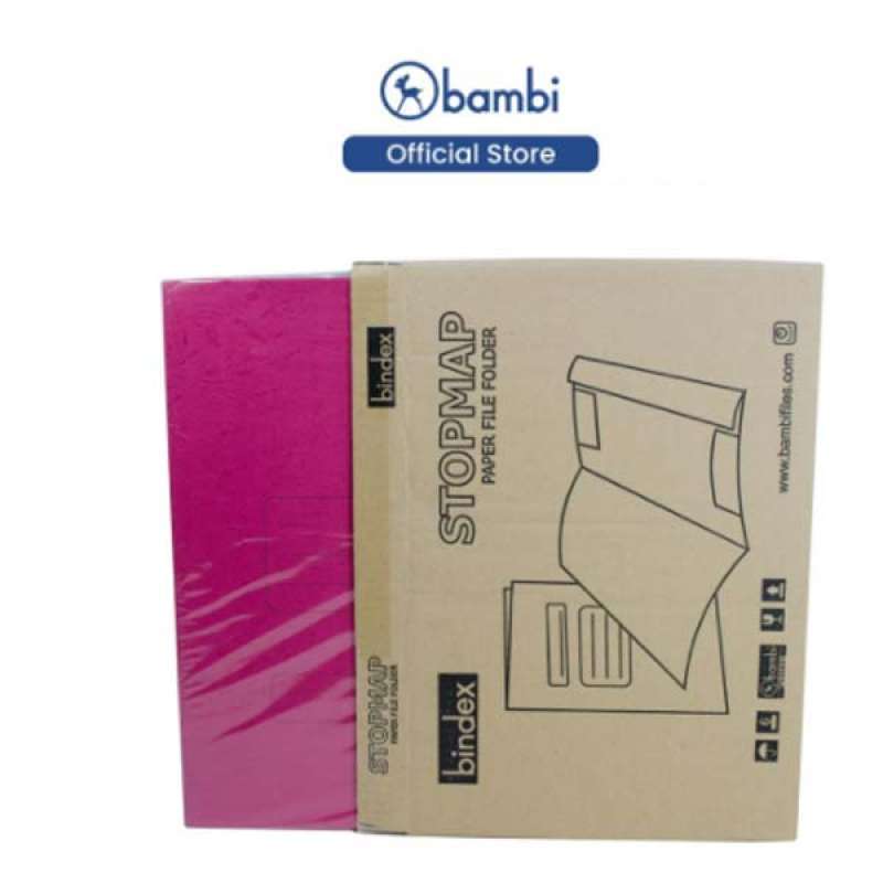 Jual Bindex Stop Map Kertas Folio - F4 1 Box 50 pcs - Red di Seller ...