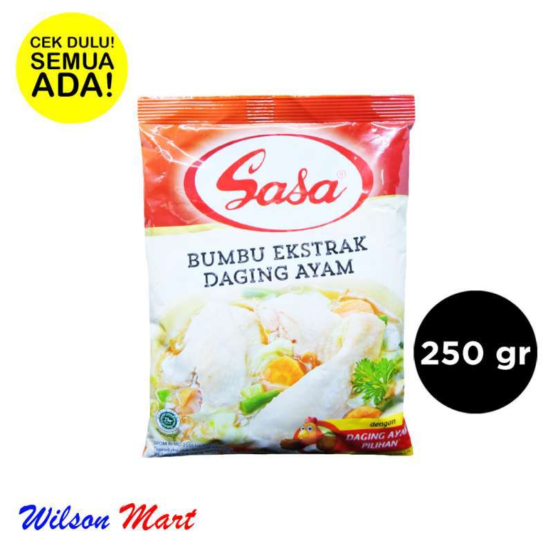 Jual SASA BUMBU EKSTRAK DAGING AYAM 250 GRAM KALDU di Seller Wilson ...