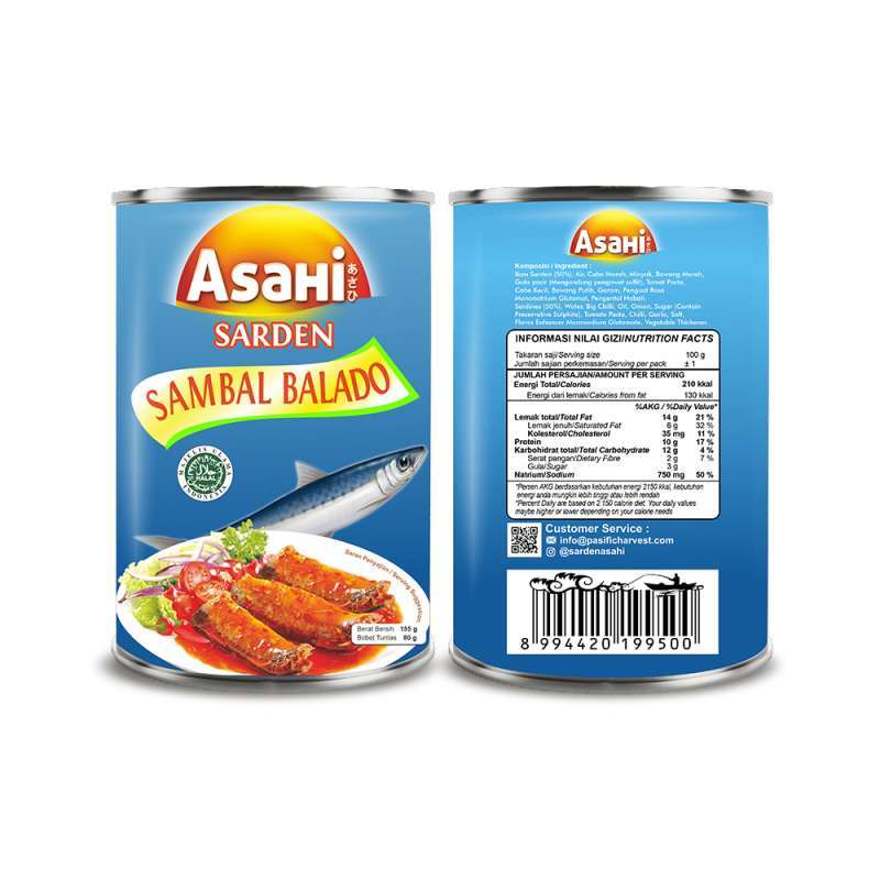 Jual AsaHi Paket Premium Sarden Goreng 155 gr di Seller AsaHi - CV ...