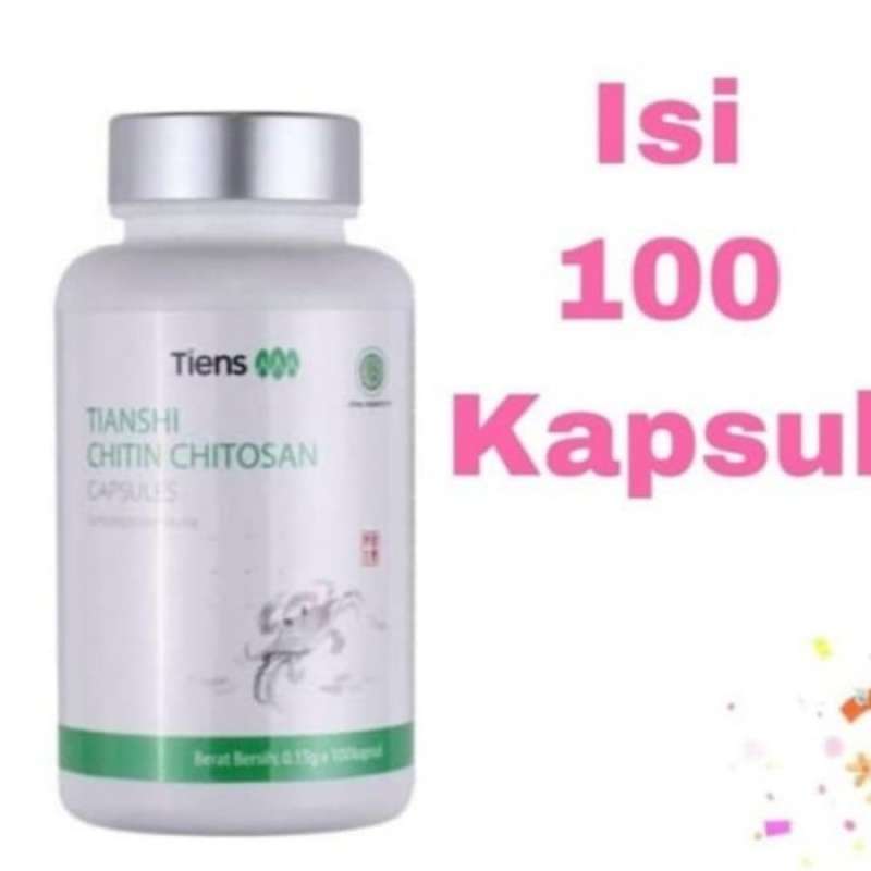 Jual Tianshi Chitin Chitosan Capsules Tiens Isi 100 Kapsul SEGEL Ori ...